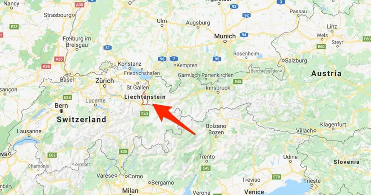 Map Of Liechtenstein - Regions, Cities, Royal Family & Must-See Sights