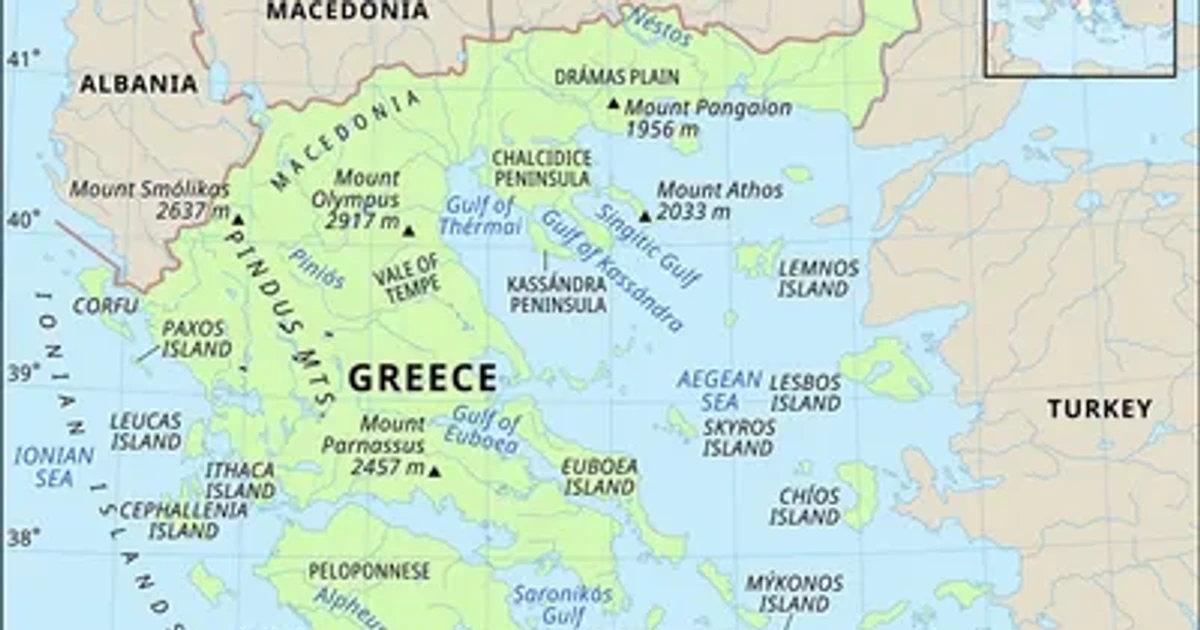 Map Of Greece - Islands, Cities, Language & History Unveiled