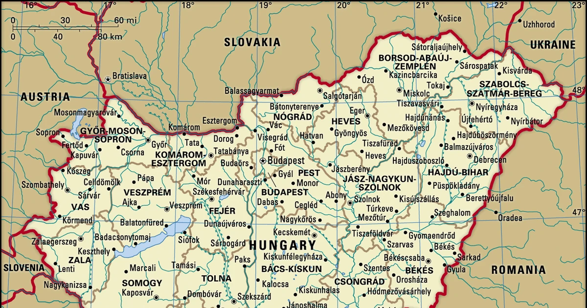 Map Of Hungary - Essential Cities, Regions & Travel Insights
