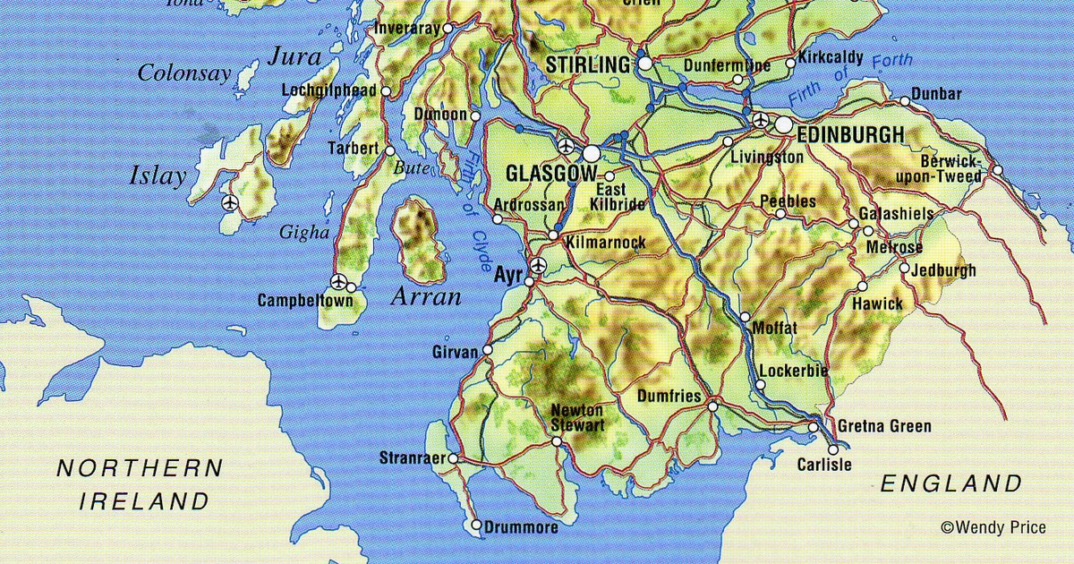 Map Of Scotland - Key Regions, Cities, And Landmarks