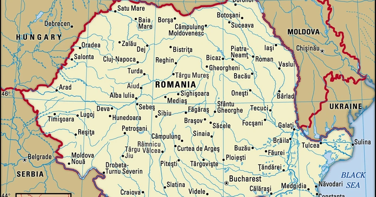 Map Of Romania - Detailed Map With Cities, Regions & Attractions