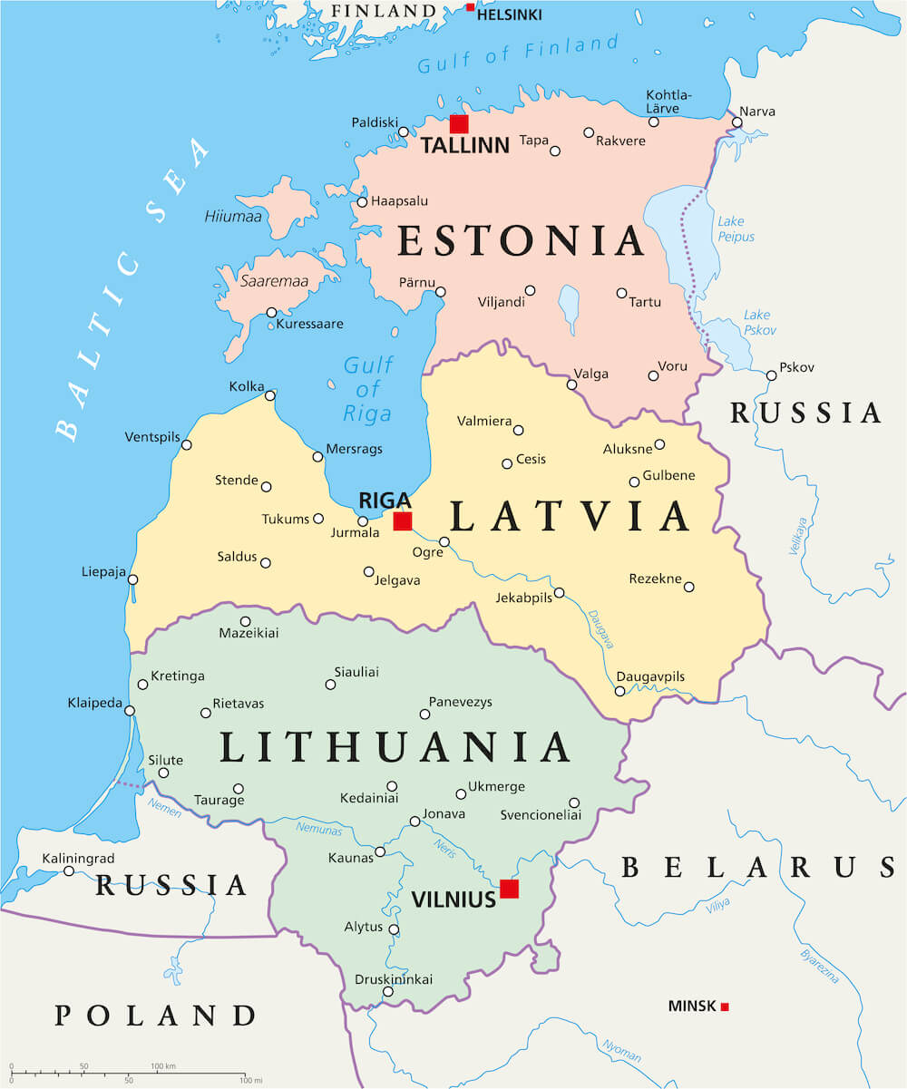 Map Of Estonia - Complete Guide To Borders, Regions, And Attractions