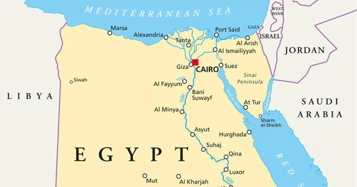 Egypt Map - Key Locations, Regions, And Travel Tips