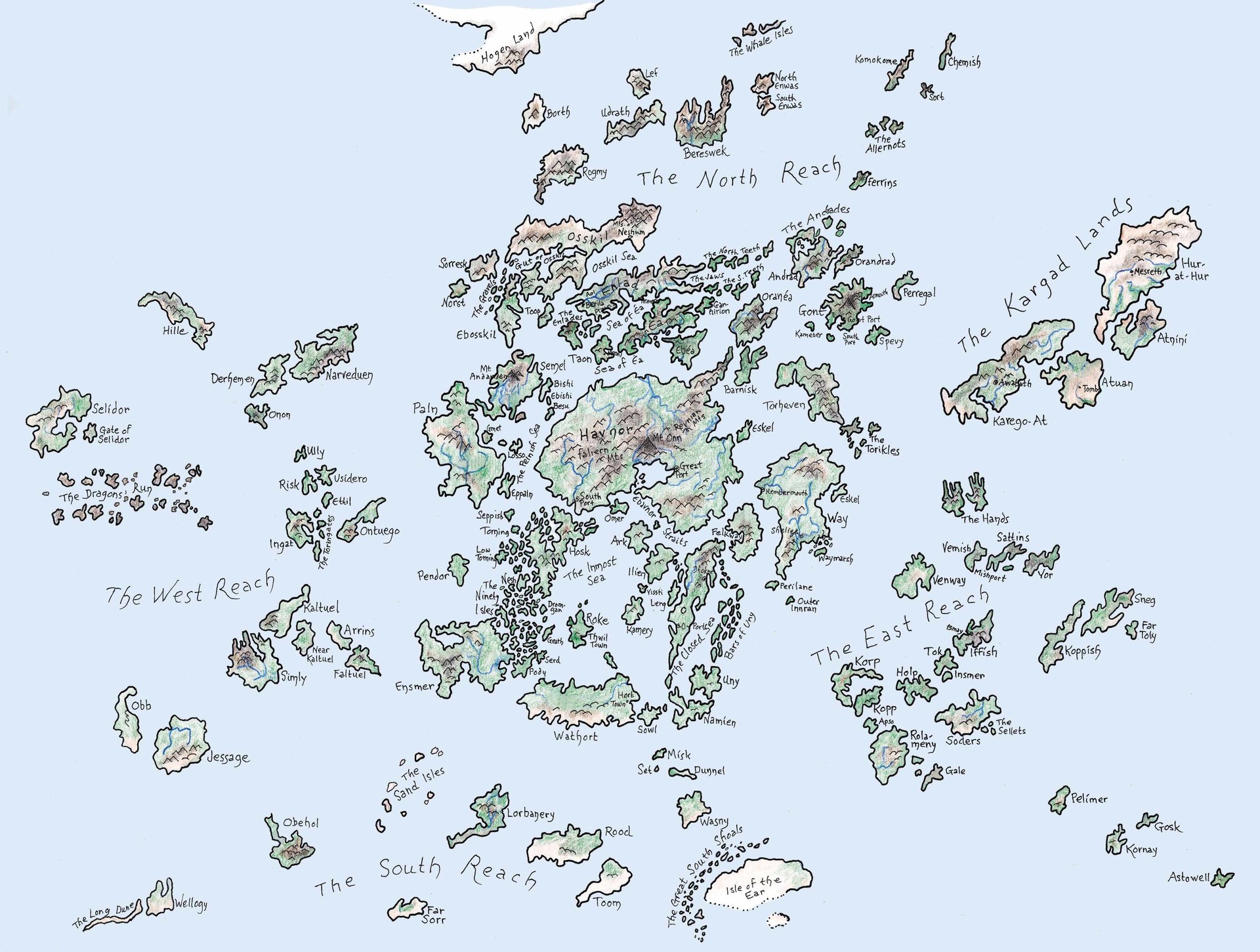 Earthsea Map | Islands, Archipelago & Key Locations Explained