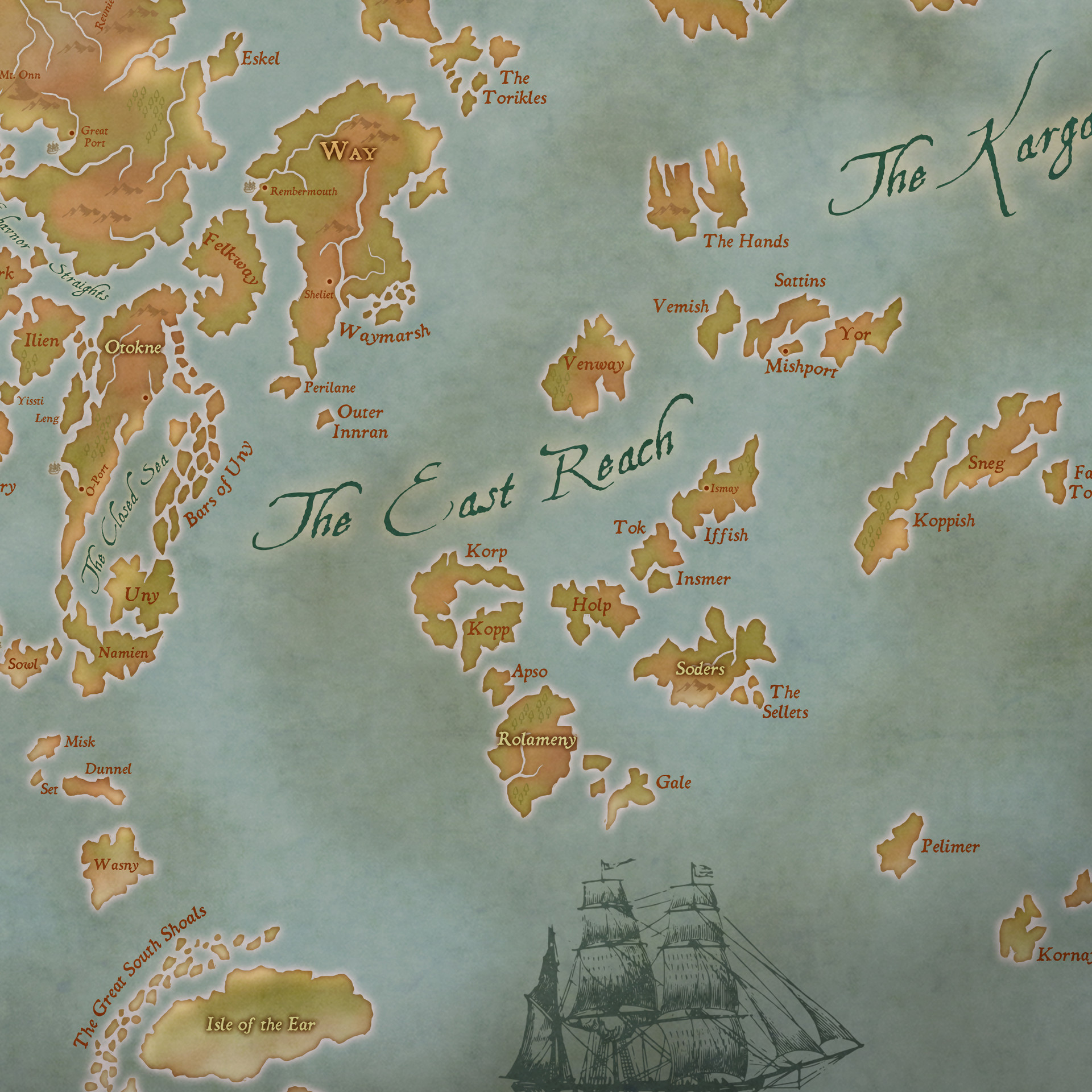 Earthsea Map | Islands, Archipelago & Key Locations Explained